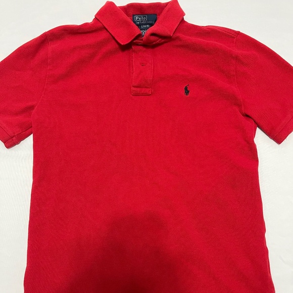 Ralph Lauren | Shirts & Tops | Red Ralph Lauren Polo Short Sleeve ...